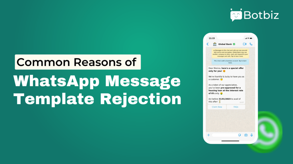 Understanding the Common Reasons for Rejection of WhatsApp Message ...
